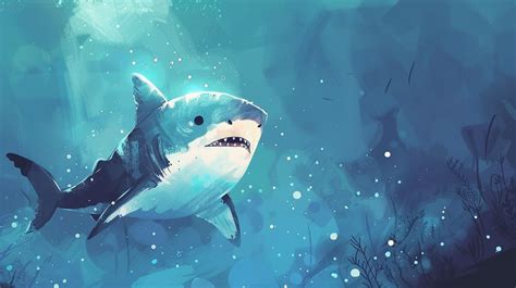 Chibi Shark Wallpapers Wallpaper Cave