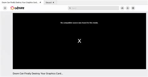 why is it that i can t watch odysee videos with my pyqt5 web browser