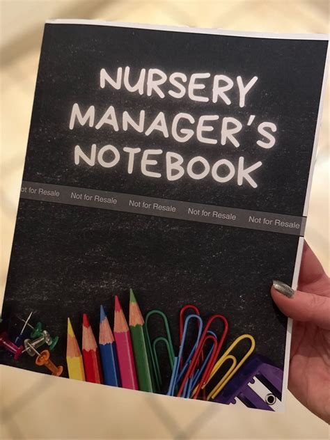 Abc Resources On Linkedin Creating New Nursery Managers Notebook 📒 Available Soon On Amazon 📦