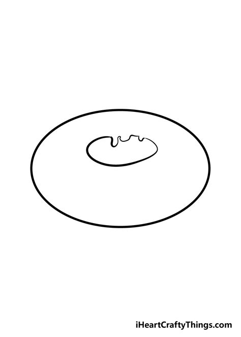 Donut Drawing How To Draw A Donut Step By Step