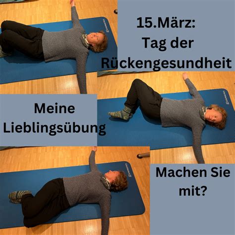 Tag Der Rückengesundheit Körpertherapie Dorothee Repmann
