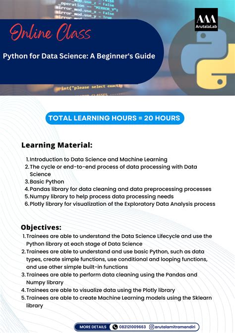 Python For Data Science A Beginner S Guide ArutalaLab
