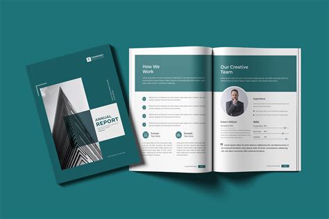 Company Annual Report Behance
