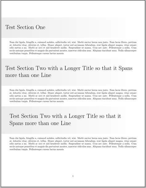 tikz pgf gradient fill around section headings tex latex stack