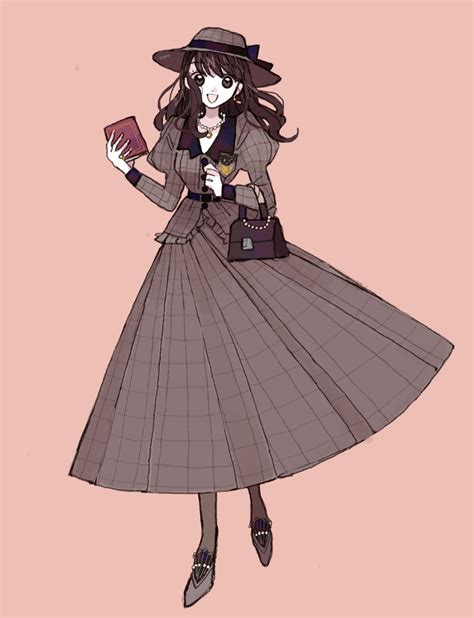 Yasu Urayaka Original Highres 1girl D Bag Belt Book Bow Brown