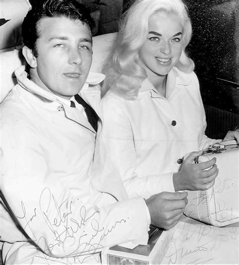 Diana Dors And Husband Richard Dawson Circa 1959