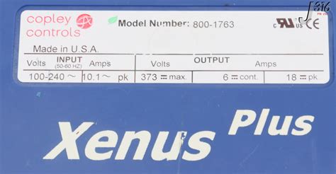 28204 Copley Controls Servo Drive Xenus Plus 800 1763 J316gallery