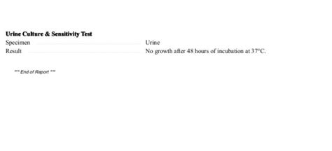 Sterile Pyuria Introduction Causes Related Report And Keynotes