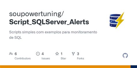 Github Soupowertuningscriptsqlserveralerts Scripts Simples Com