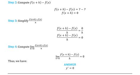 Solved Differential Calculus Solve These Problems Using Four Step