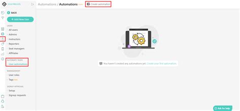 How To Set Up User Automations Learnworlds Help Center