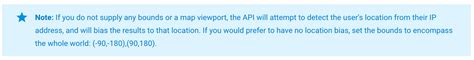 This Module Needs The Ability To Remove The Location Bias From The Autocomplete Issue