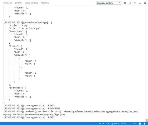 Remove Coverage Via Shortcut Key Broken · Issue 208 · Ryanlukervscode