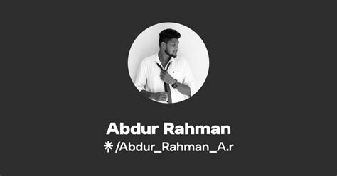 Abdur Rahman Linktree