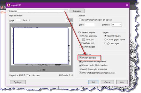 How To Import A Pdf Into Acad Without Exploding Objects Into A Million