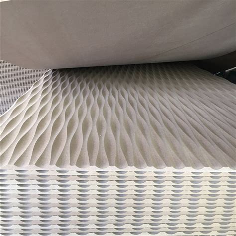 High Quality Decorative Mdf 3d Grooved Wood Cladding Wall Panels