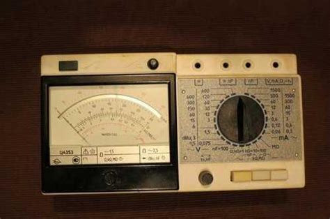 Стрелочный аналоговый тестер мультиметр Ц4353 СССР Москва | Ремонт и ...