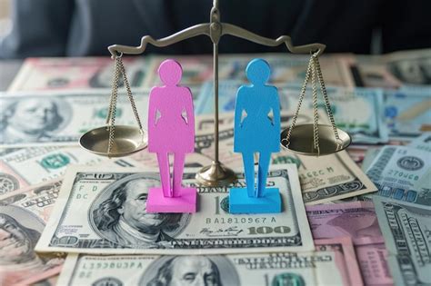 Uma Escala Com Dois Números Um Rosa E O Outro Azul Representando Um