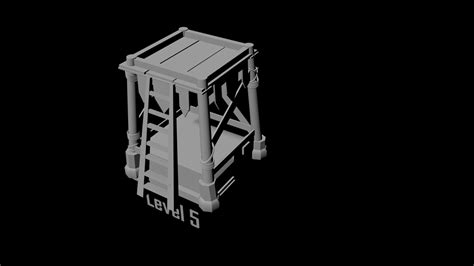 Coc Archer Towers Modelo 3d 5 Ma Fbx Obj Free3d
