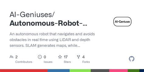 GitHub AI Geniuses Autonomous Robot Obstacle Avoidance With ROS An Autonomous Robot That