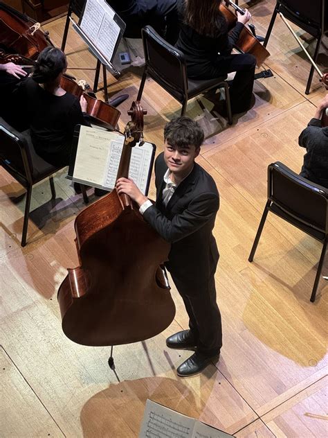 Aragon Class Of 2024 Spencer Nichols A Talented Double Bass Player