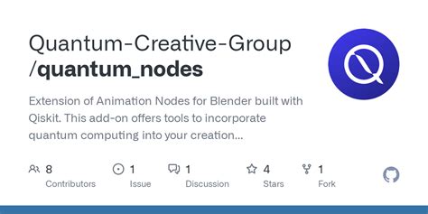 github quantum creative group quantum nodes extension of animation