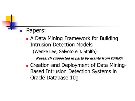 Ppt Data Mining Based Intrusion Detection System Powerpoint
