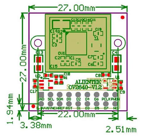 stm32f4 driver 200w pixel ov2640 camera module jh b2b wholesale
