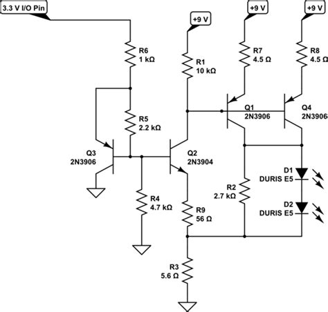 Transistors How Convert A 33v Pwm Signal To A 5v Pwm Signal