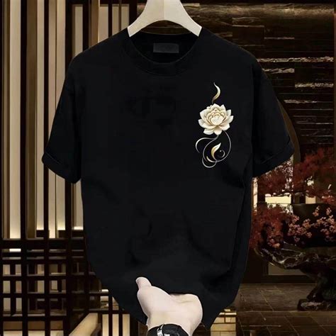 高品质新款重磅轻奢t恤百搭短袖极简印花流行圆领时尚宽松半袖