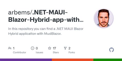 Github Arbemsnet Maui Blazor Hybrid App With Mudblazor In This Repository You Can Find A
