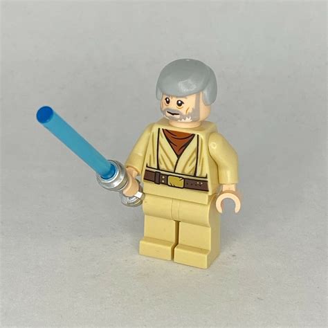 Obi Wan Kenobi Old Lego Minifigure Lego Star Wars Obi Wans Hut 75270