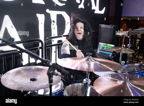 Kyle Cunningham Of The Nocturnal Affair Performs During Chris Jerichos Rock N Wrestling Rager