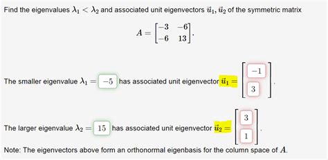 Solved Find The Eigenvalues Li