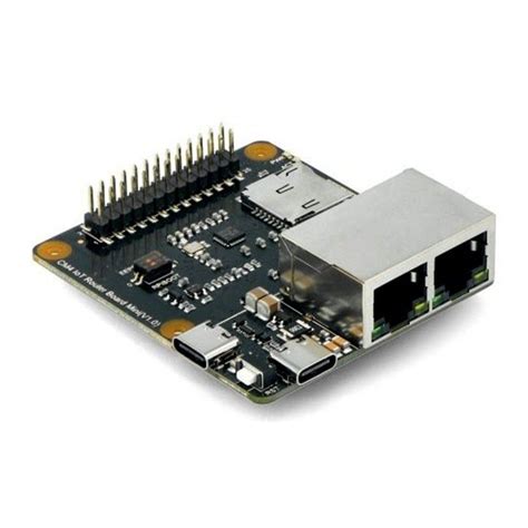 Router Io Board Cho Raspberry Pi Cm4 2 Cổng Gigabit Ethernet