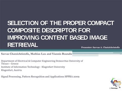 Pdf Selection Of The Proper Compact Composite Descriptor For Improving Content Based Image