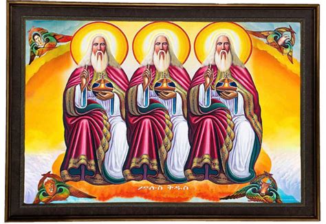 Ethiopian Eritrean Orthodox Holy Trinity Icon Etsy
