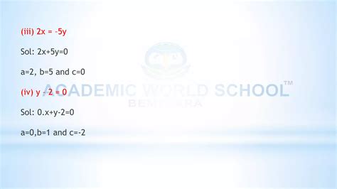 Class IX Linear Equations In Two Variables PPTX