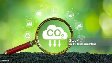 Net Zero 및 탄소 중립 개념 환경을 위한 Co2 배출량 감소 지구 온난화 지속 가능한 개발 및 재생 에너지의 녹색 비즈니스 기후 묘사에 대한 스톡 사진 및 기타