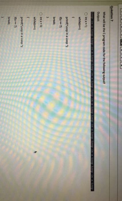 Solved Question 7 What Will Be The Program Code For The