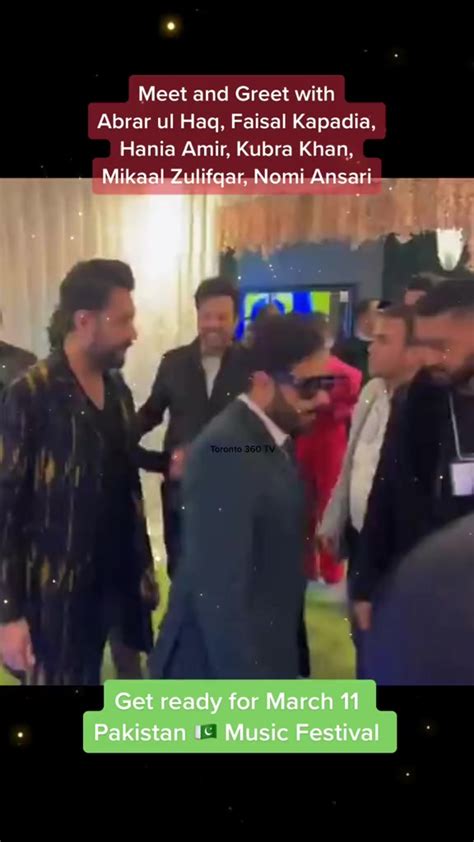 Meet And Greet With Abrar Ul Haq Faisal Kapadia Hania Amir Kubra