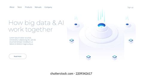 Zero Carbon Footprint Concept Isometric Vector Stock Vector Royalty