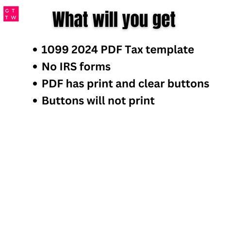 2024 1099 Misc Irs Forms Copy A Print Template Pdf Fillable With Clear And Print Buttons