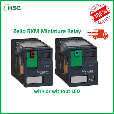 [7 Options] Schneider Zelio Rxm Miniature Relay With Or Without Led