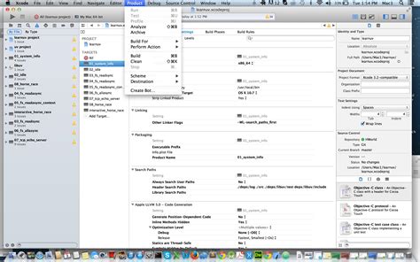 How To Run C Main Program In Xcode Project That Is Not A Command Line Project Stack Overflow
