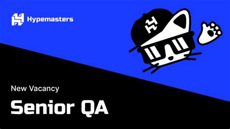 Hypemasters On Linkedin Jobvacancy Seniorqa Qa Gaming