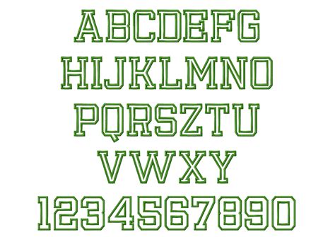Varsity Font