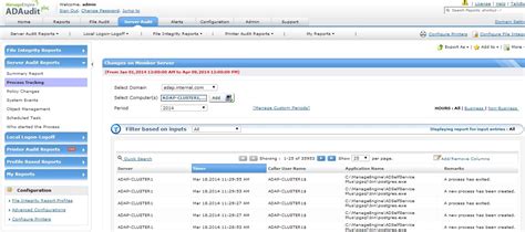 Windows成员服务器中的本地用户登录注销审计 Adaudit Plus 成员服务器登录失败