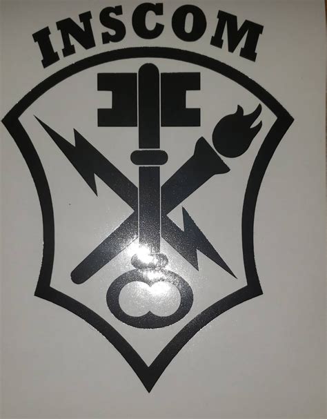 Inscom U S Army Intelligence Command Decal Etsy