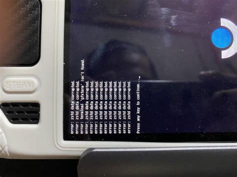 Hi I Need Help In Re Imaging My Steam Deck But Its Not Booting In The